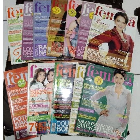 Jual Majalah Bekas Majalah FEMINA edisi 2006 Majalah FEMINA edisi 2007 | Shopee Indonesia