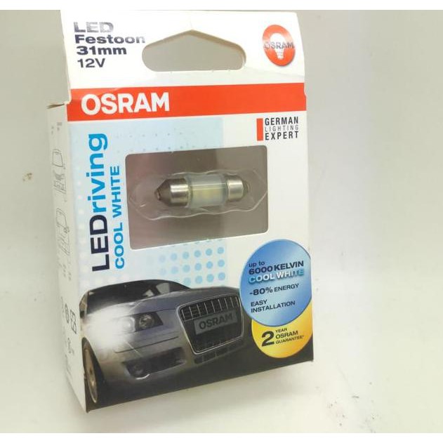 Jual N*E*W!!>>-634 OSRAM LED FESTOON 31 MM (UJUNG GANDA) LAMPU KABIN ...