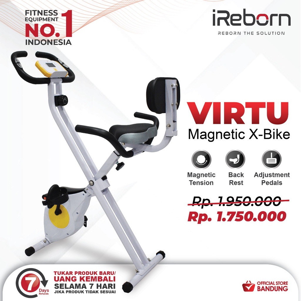 Jual Alat Fitness Sepeda Statis Virtu Magnetic X-Bike (BANDUNG ...