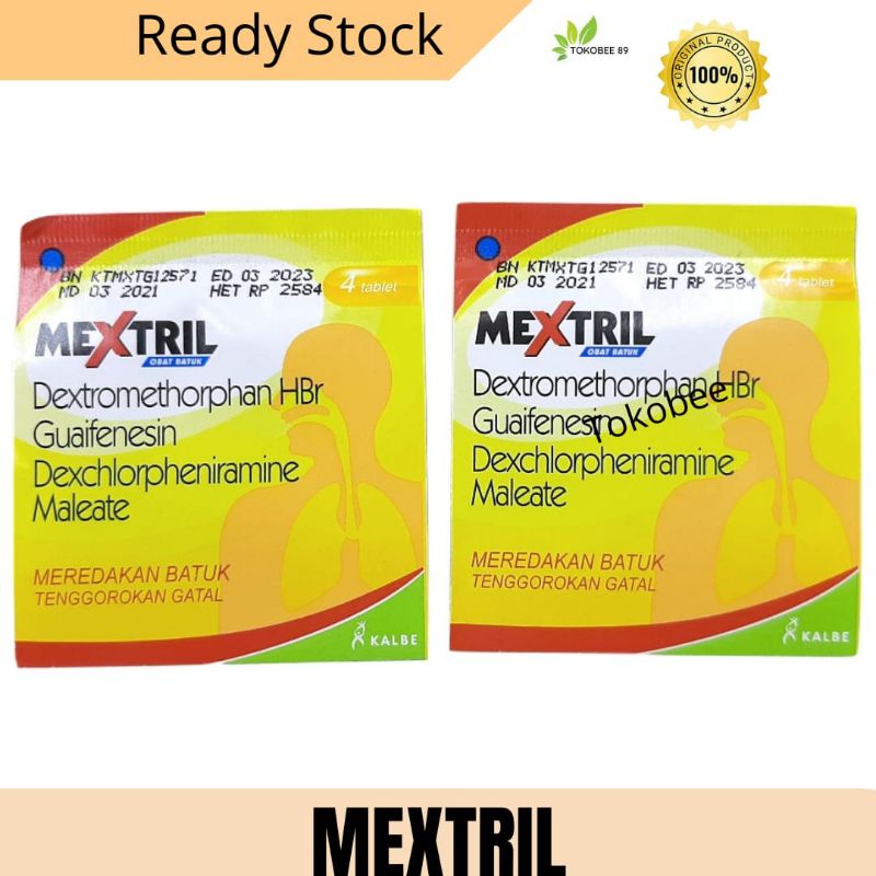 Jual MEXTRIL Obat Batuk - Meredakan Batuk Tenggorokan Gatal | Shopee ...
