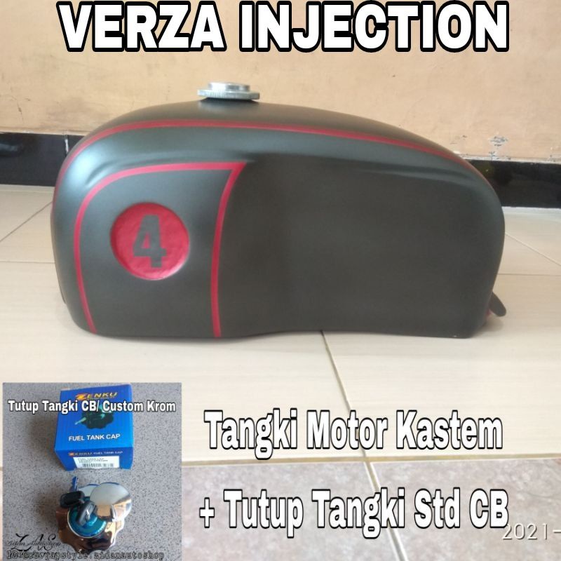 Jual Tangki Kastem Verza CB150 R OLD Vixion New Old Megapro Fi Tengki ...
