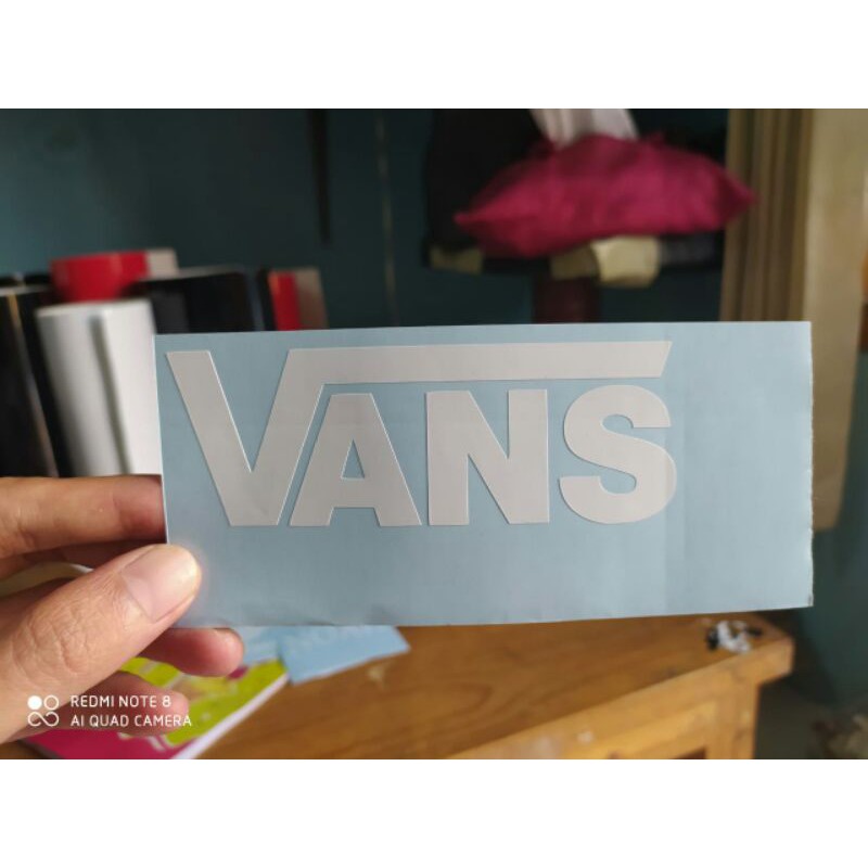 Jual STIKER VANS | STICKER CUTTING BAHAN ORACAL CUSTOM LOGO | Shopee ...