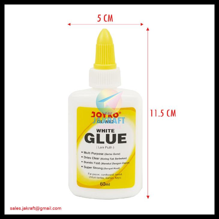 Jual Lem Putih Serbaguna Joyko 60 Ml Pvac Kayu Kertas Karton Ala Fox ...