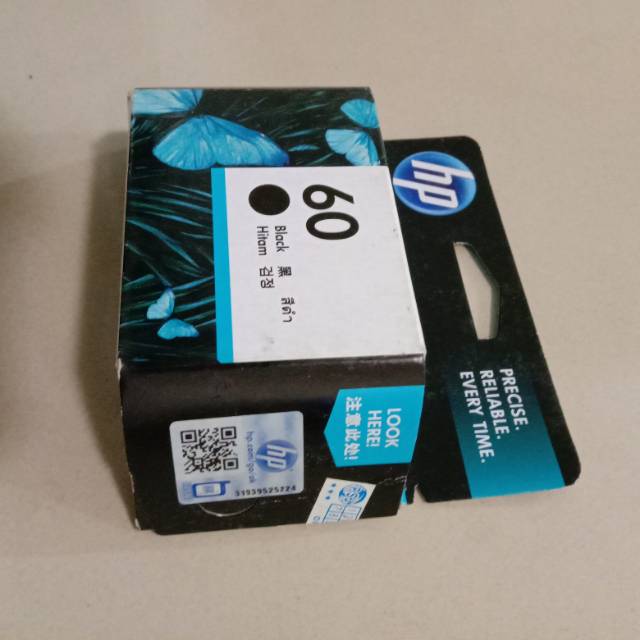 Jual TINTA HP 60 BLACK ORIGINAL | Shopee Indonesia