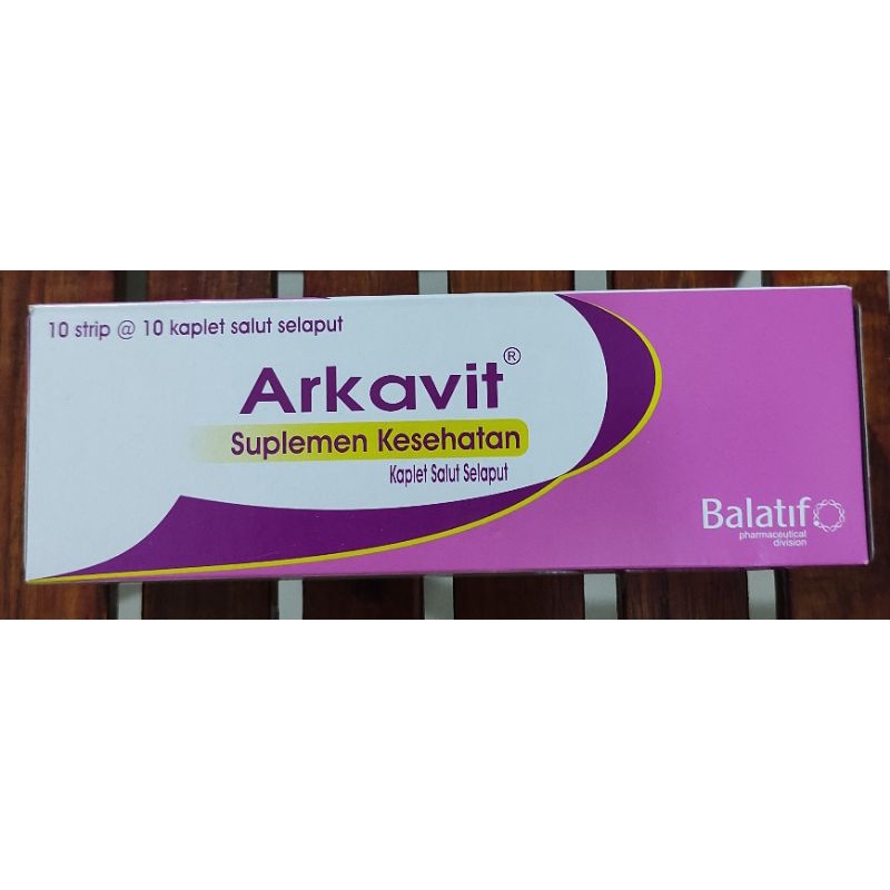 Jual Arkavit Multivitamin Isi 100 Tablet | Shopee Indonesia