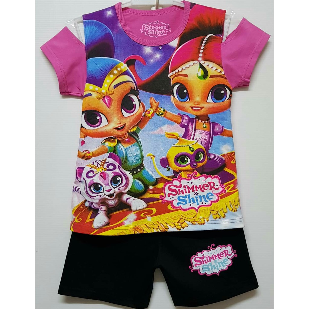 Jual RKA - SCe Setelan Sabrina Anak Karakter Shimmer n Shine Fanta ...