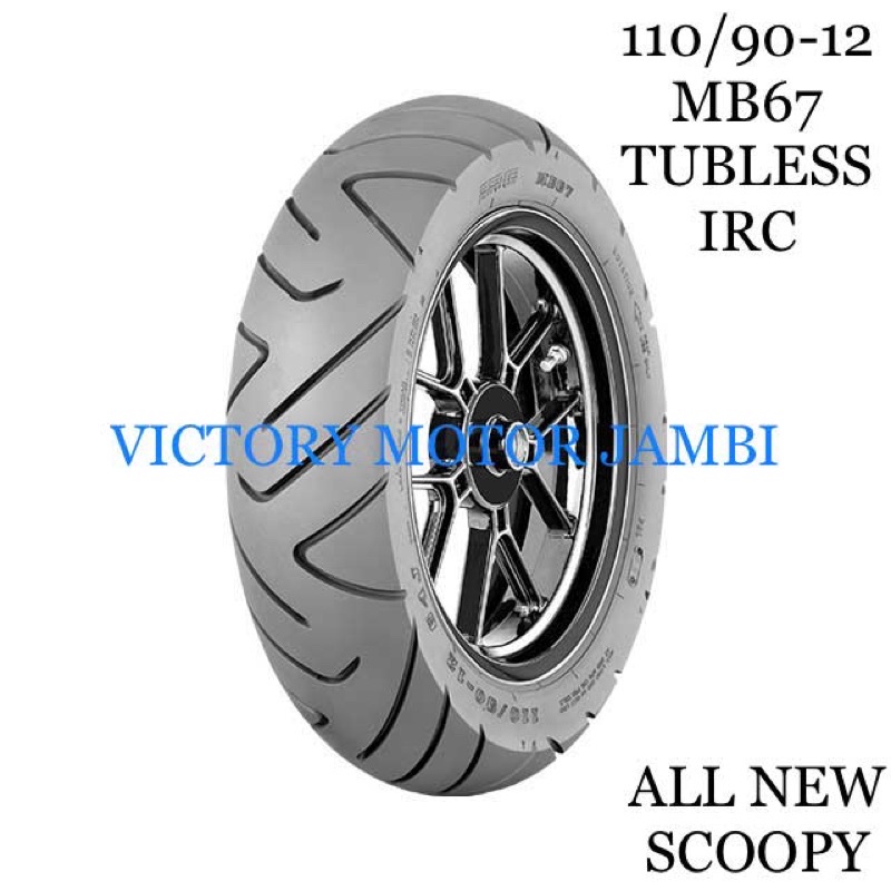Jual BAN LUAR BELAKANG SCOOPY ESP 2017 110/90-12 MB67 TUBLESS IRC ...