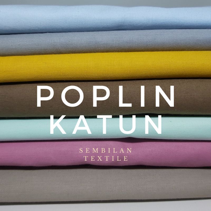 Jual BAHAN KAIN KATUN POPLIN / POPLINE / KATUN JEPANG PREMIUM 100% ...