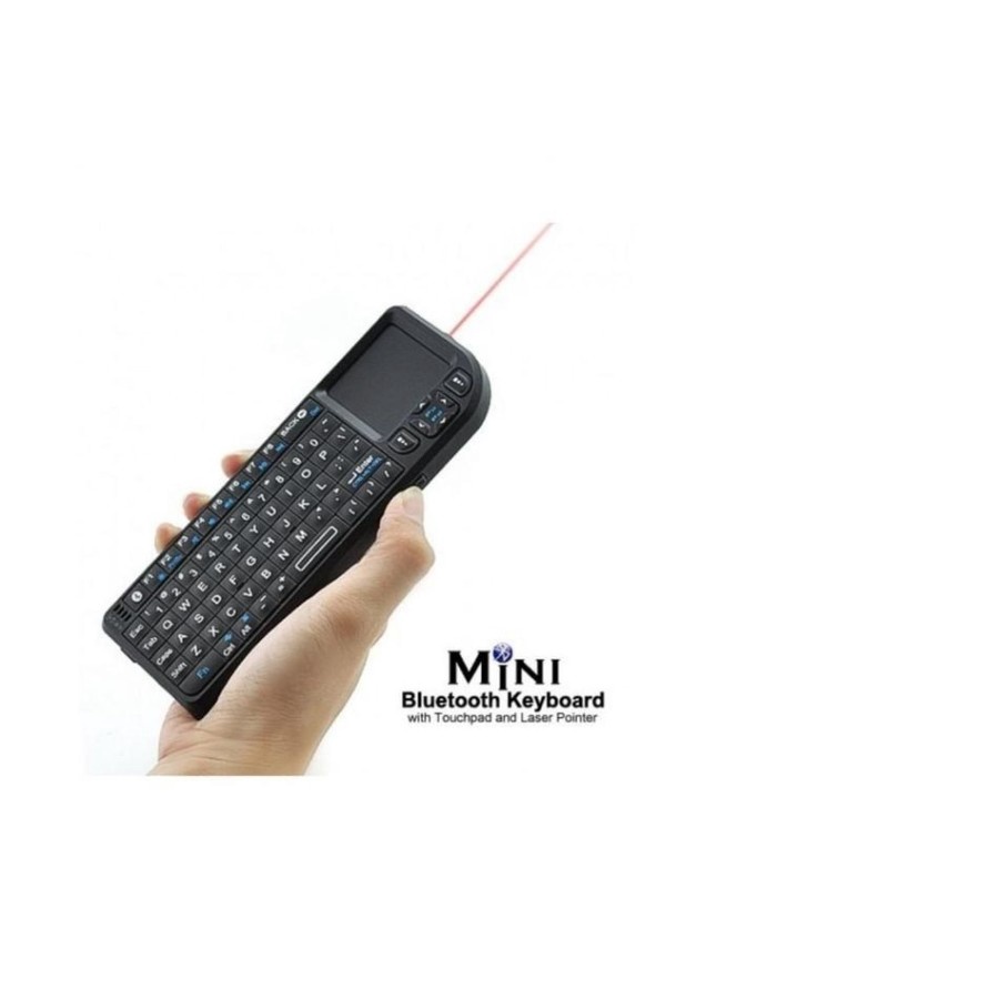 Jual KEYBOARD BLUETOOTH MINI Q698 KM + GREEN LASER POINTER | Shopee Indonesia