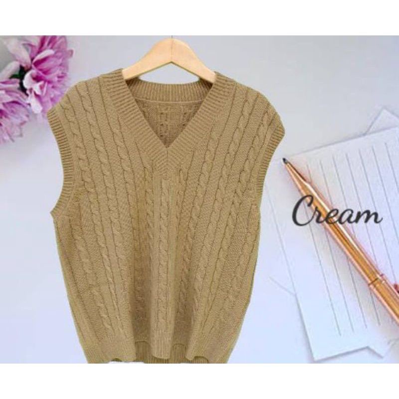 Jual Rompi rajut premium / vest rajut / rompi azura | Shopee Indonesia