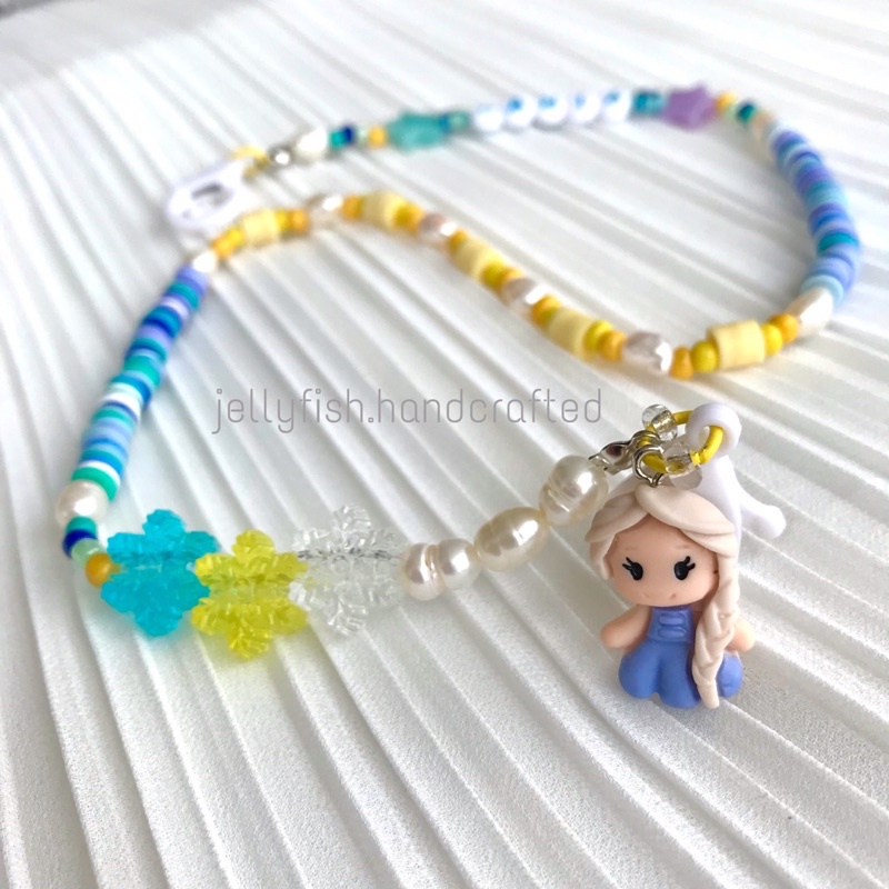 Jual Mask Chain Custom Elsa Frozen (Disney Princess Edition) | Shopee ...