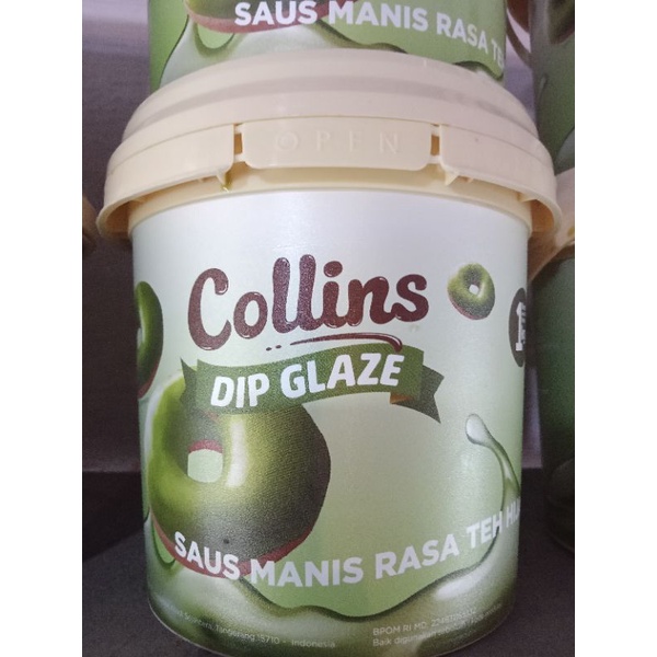 Jual Selai Collins Dip Glaze Green Tea 1 kg | Shopee Indonesia
