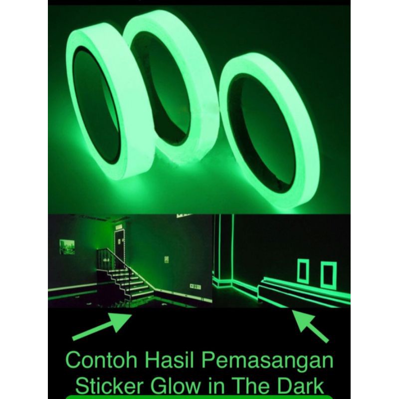 Jual Stiker Fosfor (Glow Tape)Glow In The Dark) Stiker nyala ...