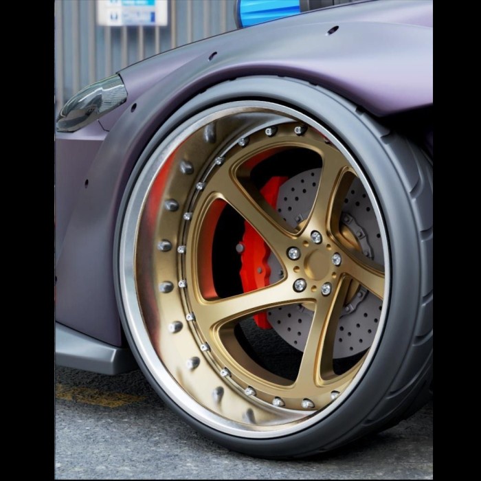 Jual Twisted Style Deep Wheel set FRONT & REAR w/ 2 offsets MOKIT MODEL ...