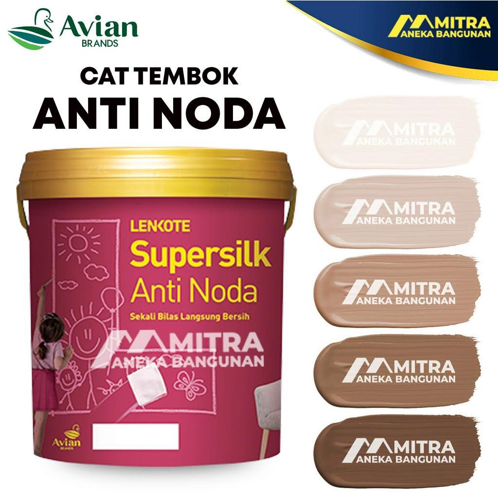 Jual CAT TEMBOK LENKOTE SUPERSILK ANTI NODA 2,5 LITER / AVIAN INTERIOR ...
