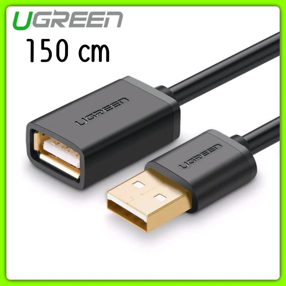Jual UGREEN KABEL USB 2.0 SAMBUNGAN EKSTENSI 150 CM HIGH SPEED QUALITY ...