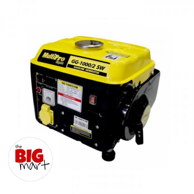 Jual multipro gg-1000/2 sw mesin genset listrik bensin 1000 watt | Shopee Indonesia