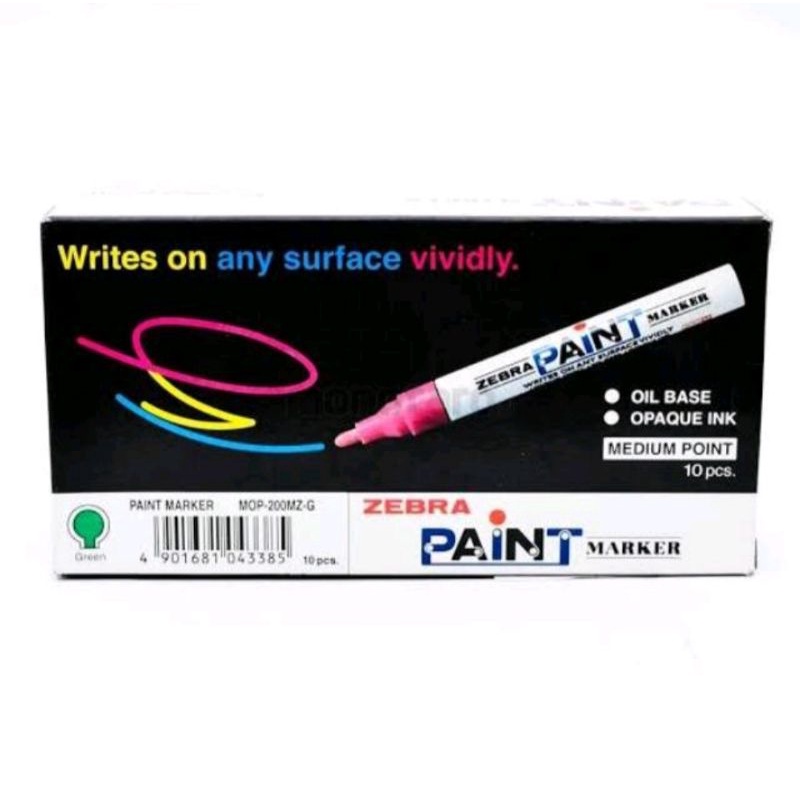 Jual Spidol Ban Spidol Warna Paint Maker Zebra | Shopee Indonesia