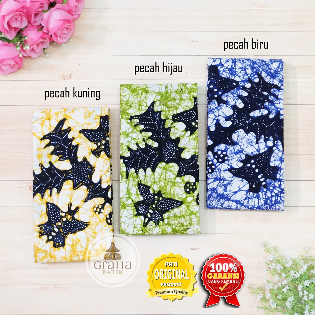 Jual KAIN BATIK TULIS BAKARAN ASLI PATI BAHAN KATUN PREMIUM MOTIF 2 ...