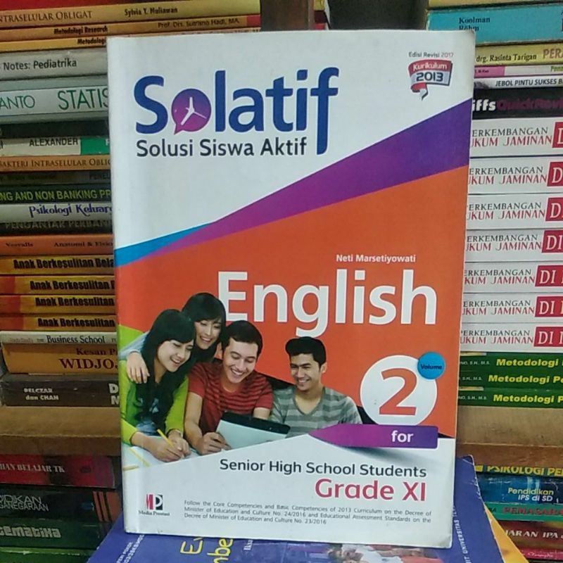 Jual buku solatif solusi siswa aktif English kelas 2-11 SMA | Shopee ...