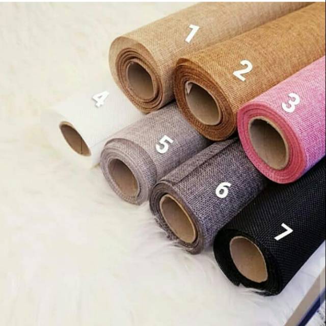 Jual Kain Jute/Goni/Burlap/Paper Flower/Wrapping Paper | Shopee Indonesia