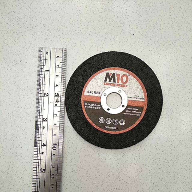 Jual Cutting Disc M10, 4" x 2mm | Shopee Indonesia