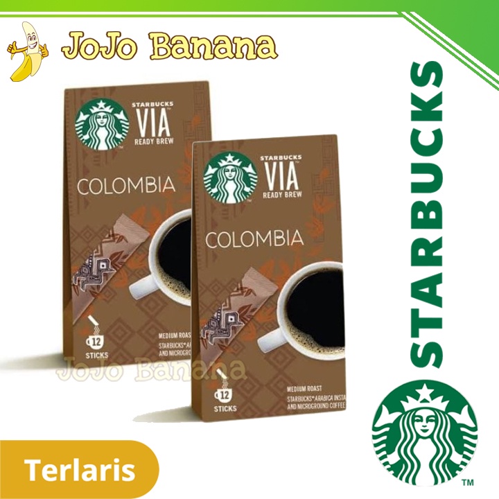Jual Starbucks Coffee VIA Colombia Sticks Box | Shopee Indonesia