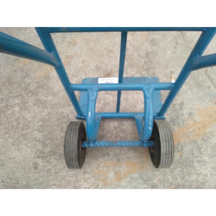 Jual Promo lori 150 kg full besi gerobak dorong barang ban pelabuhan ...