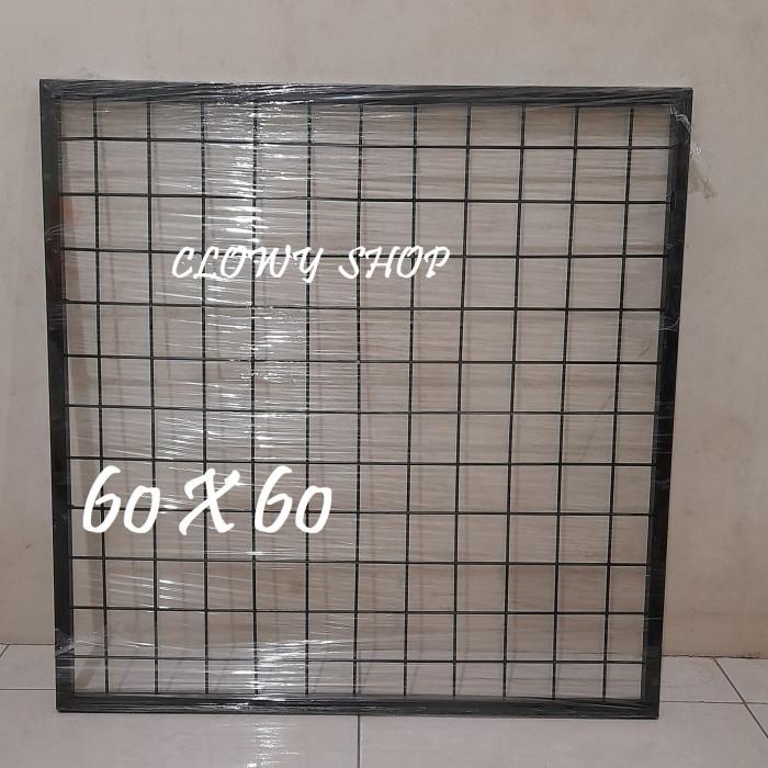 Jual Yamond | Jaring Ram Besi Bingkai Ukuran 60X60 Cm Chrome / Putih ...