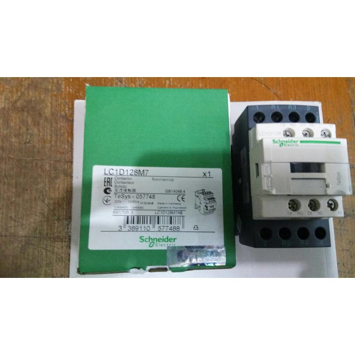 Jual Kontaktor / Contactor LC1D128 D7 42VAC 25A 4P Schneider | Shopee ...