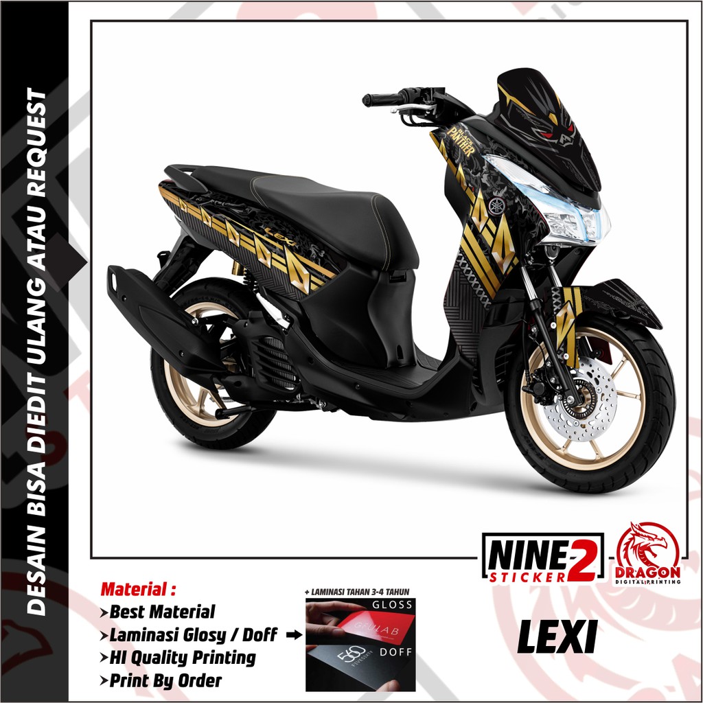 Jual Stiker Lexi Decal Lexi Striping Lexi Sticker Lexi Sticker Motor ...