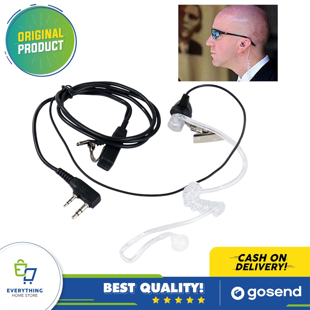 Jual Headset Gaya FBI Untuk Walkie Talkie Baofeng or HT Taffware ...