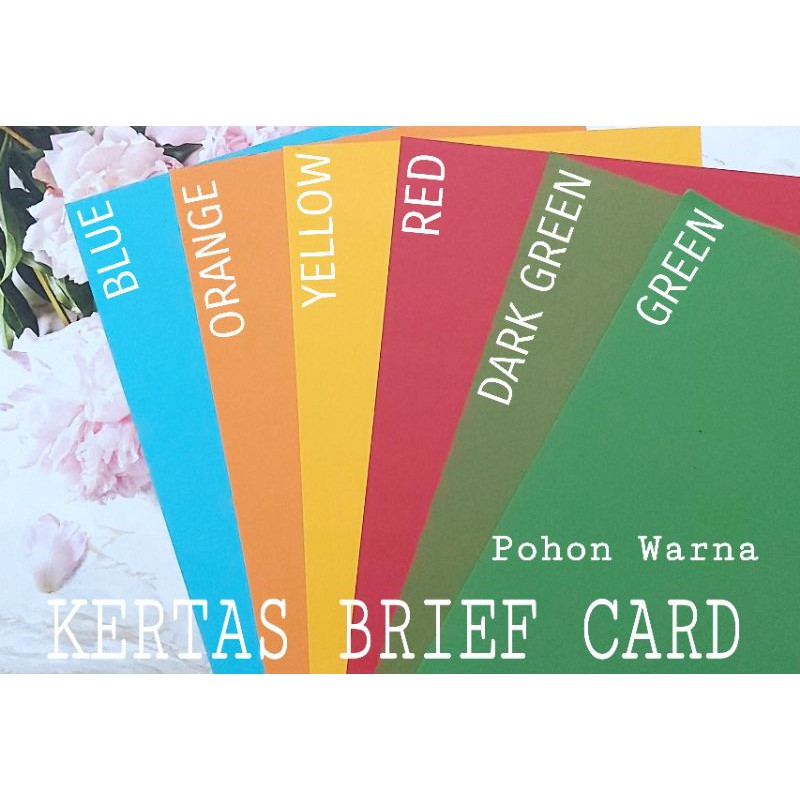 Jual MINIMAL 5 LEMBAR !! KERTAS BC / KERTAS BRIEF CARD | Shopee Indonesia