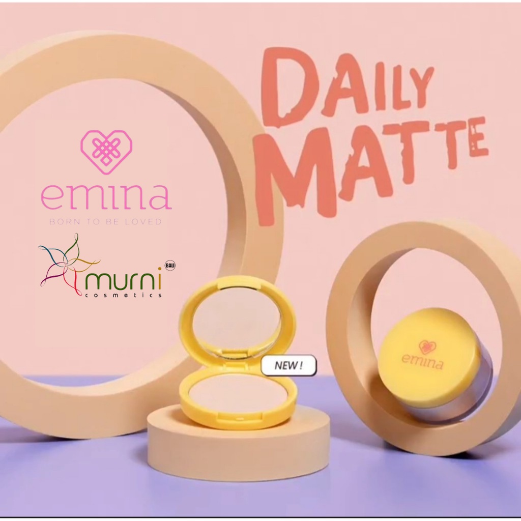 Jual EMINA DAILY MATTE COMPACT POWDER | Shopee Indonesia
