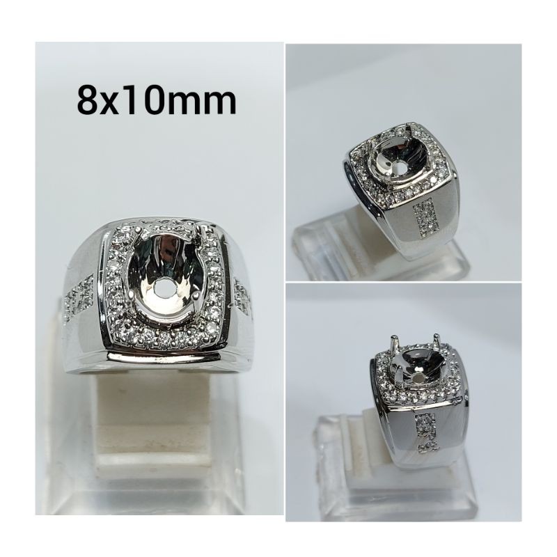Jual CINCIN / EMBAN / RING ALPAKA 8x10mm Silver dan kuning | Shopee ...
