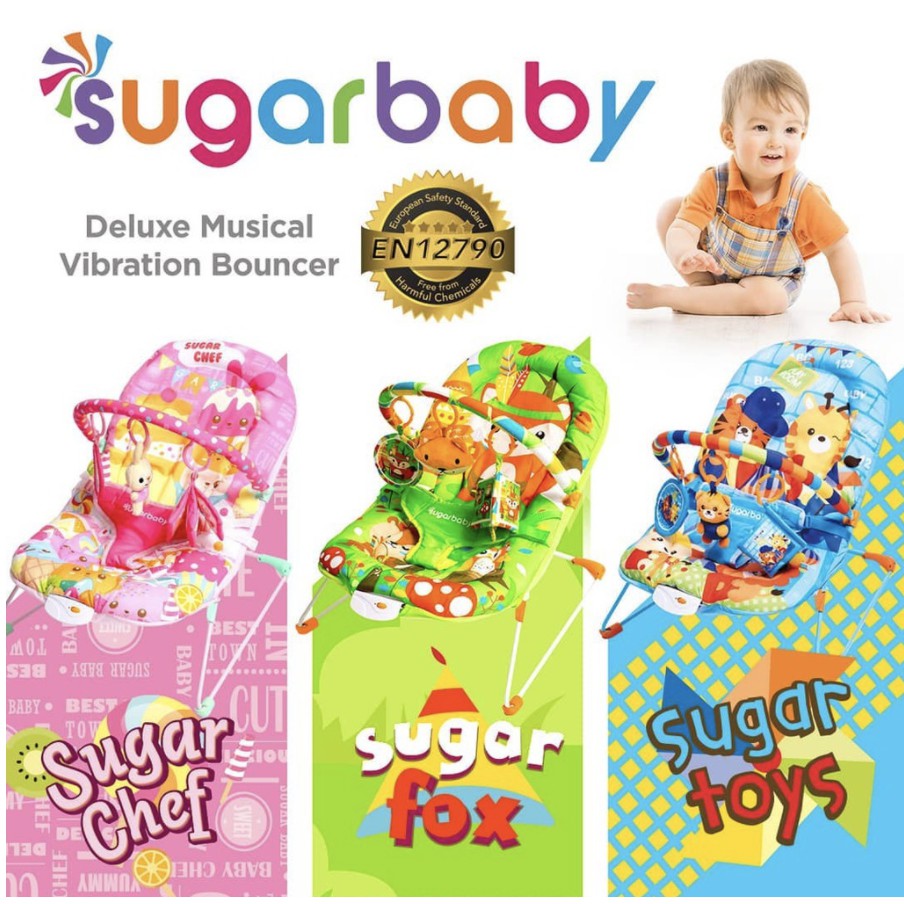 Jual Sugar Baby Makassar Deluxe Musical Vibration Bouncer Bayi 1 ...