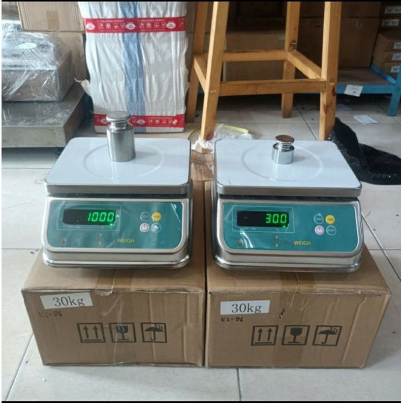 Jual Timbangan ikan ayam frozen seafood tahan air waterproof kapasitas ...