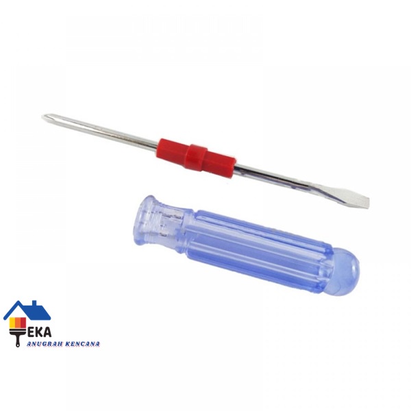 Jual Obeng Bolak Balik 2in1 2 Way Transparan 3" 5" 6" BB Plus Minus Kembang EAK | Shopee Indonesia