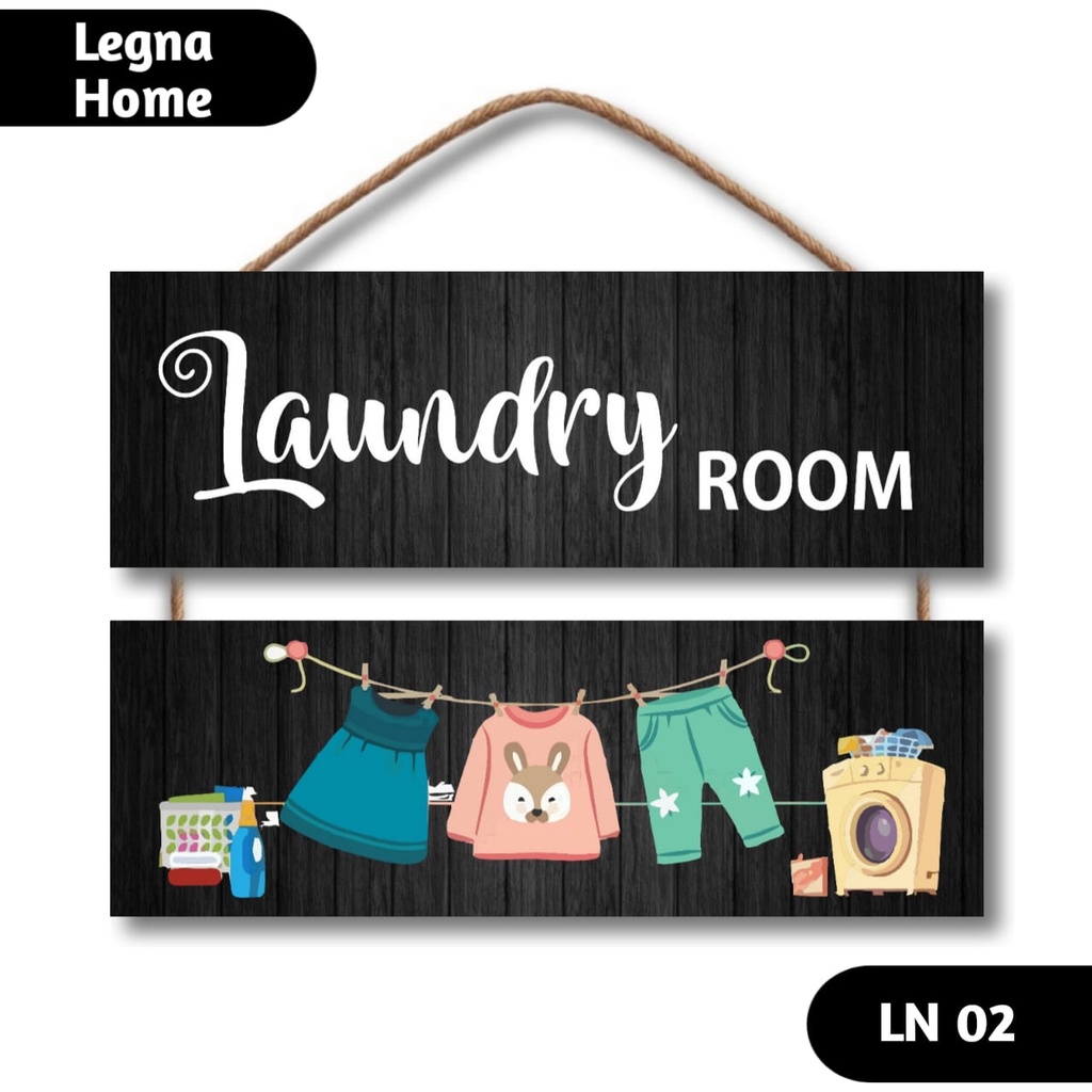 Jual Hiasan Dekorasi Dinding, Pintu Laundry LN | Shopee Indonesia