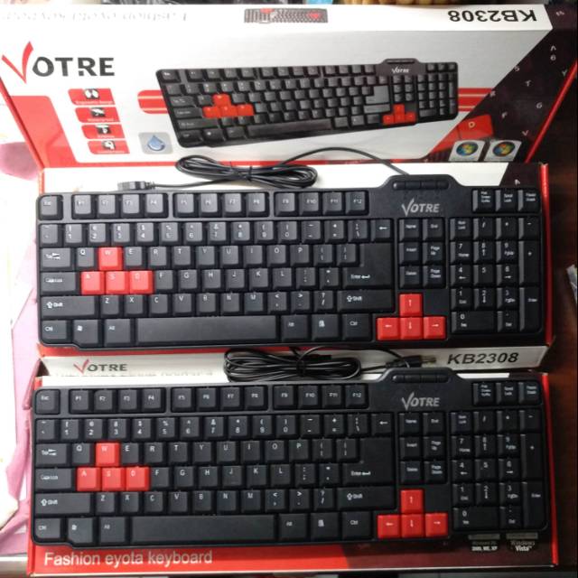 Jual Votre Keyboard KB-2308 KB2308 USB Standard | Shopee Indonesia