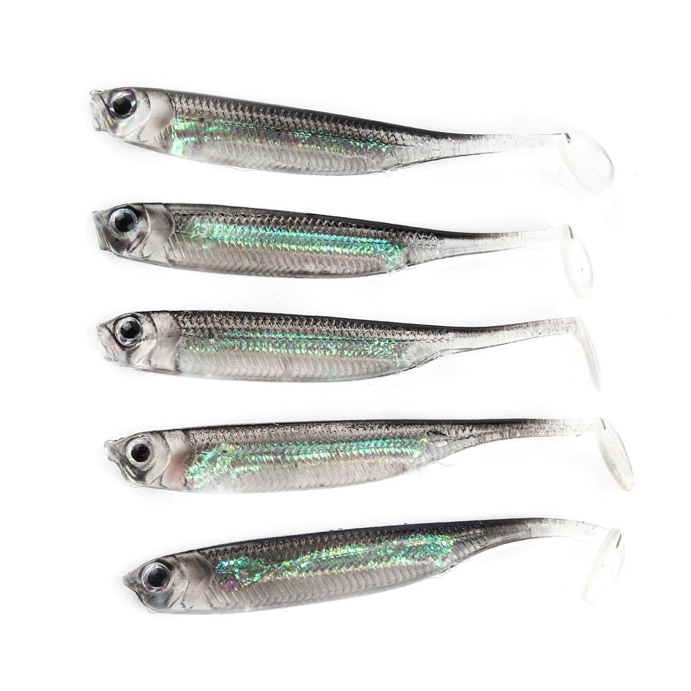 Jual Umpan Pancing Ikan Rainbow Soft Lure Bait 7 CM 5 Pcs - TY-BA58 ...