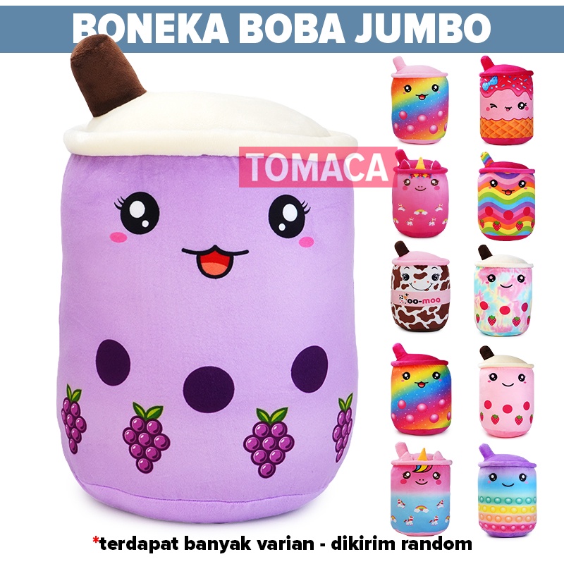 Jual Boneka Boba Milk Tea Brown Sugar Stroberi Anggur Bubble Pelangi ...