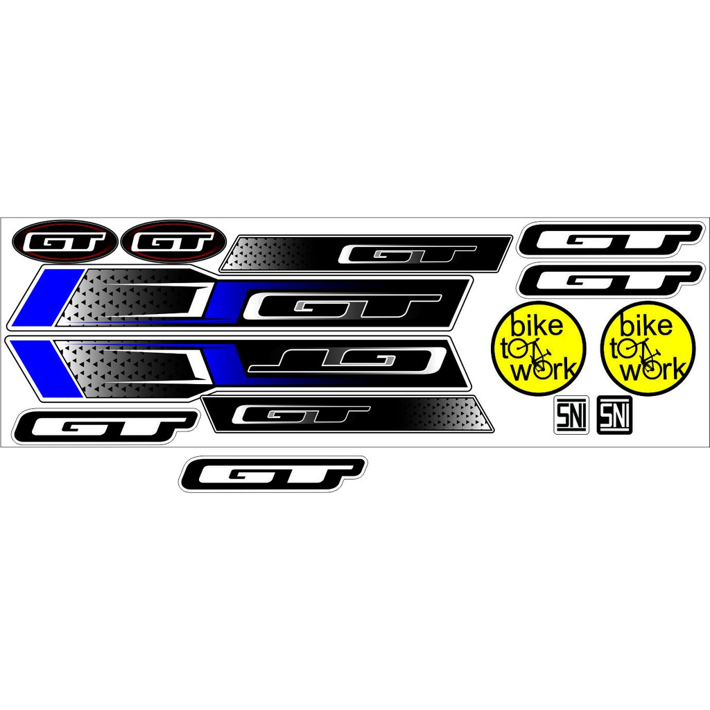 Jual STIKER STRIPING VARIASI SEPEDA STIKER GT BIKE | Shopee Indonesia