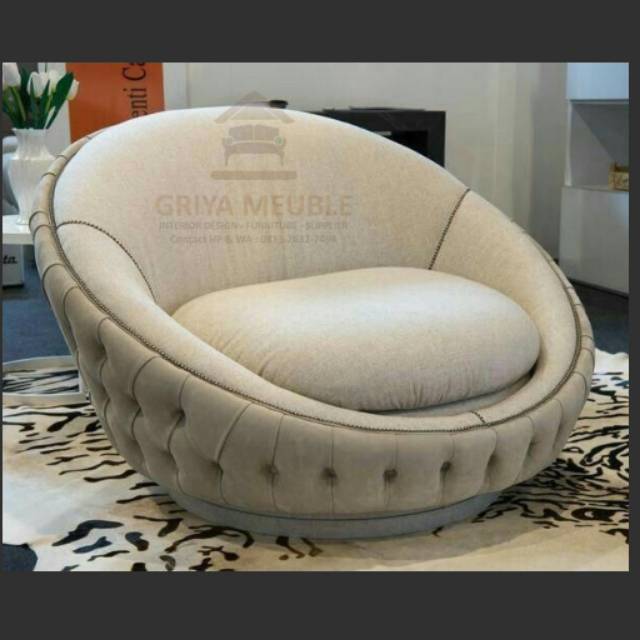 Sofa Bulat Besar | Baci Living Room