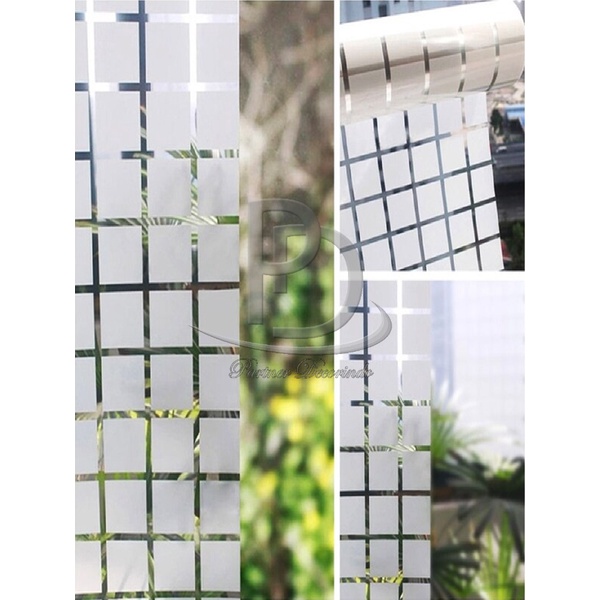 Jual Sticker / Stiker Kaca Film Sanblast Sandblast Sunblast motif Kotak ...