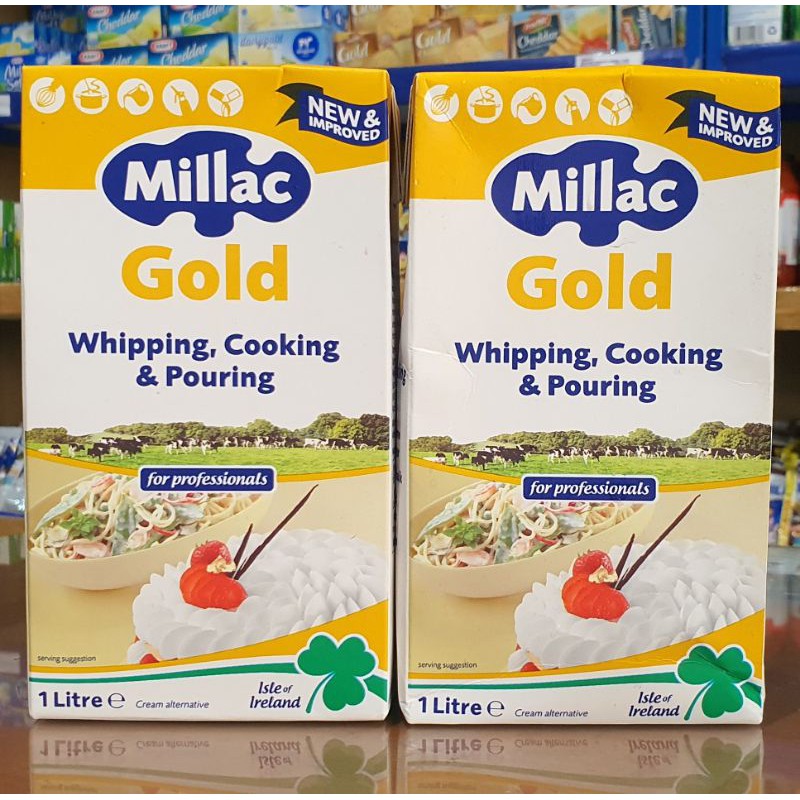 Jual Millac Gold 1Liter Whipping Cream / Milac Gold Cooking Cream ...