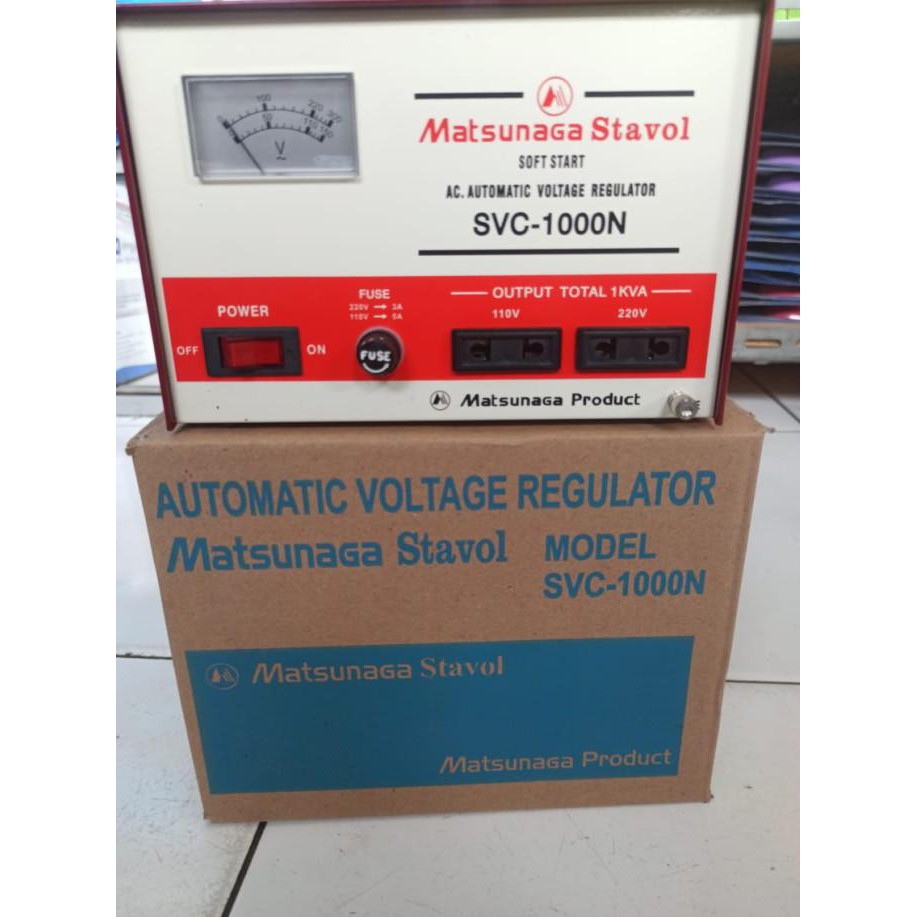 Jual Stabilizer Matsunaga 1000watt 1000 Watt 1000w Stavol Svc 1000n | Shopee Indonesia