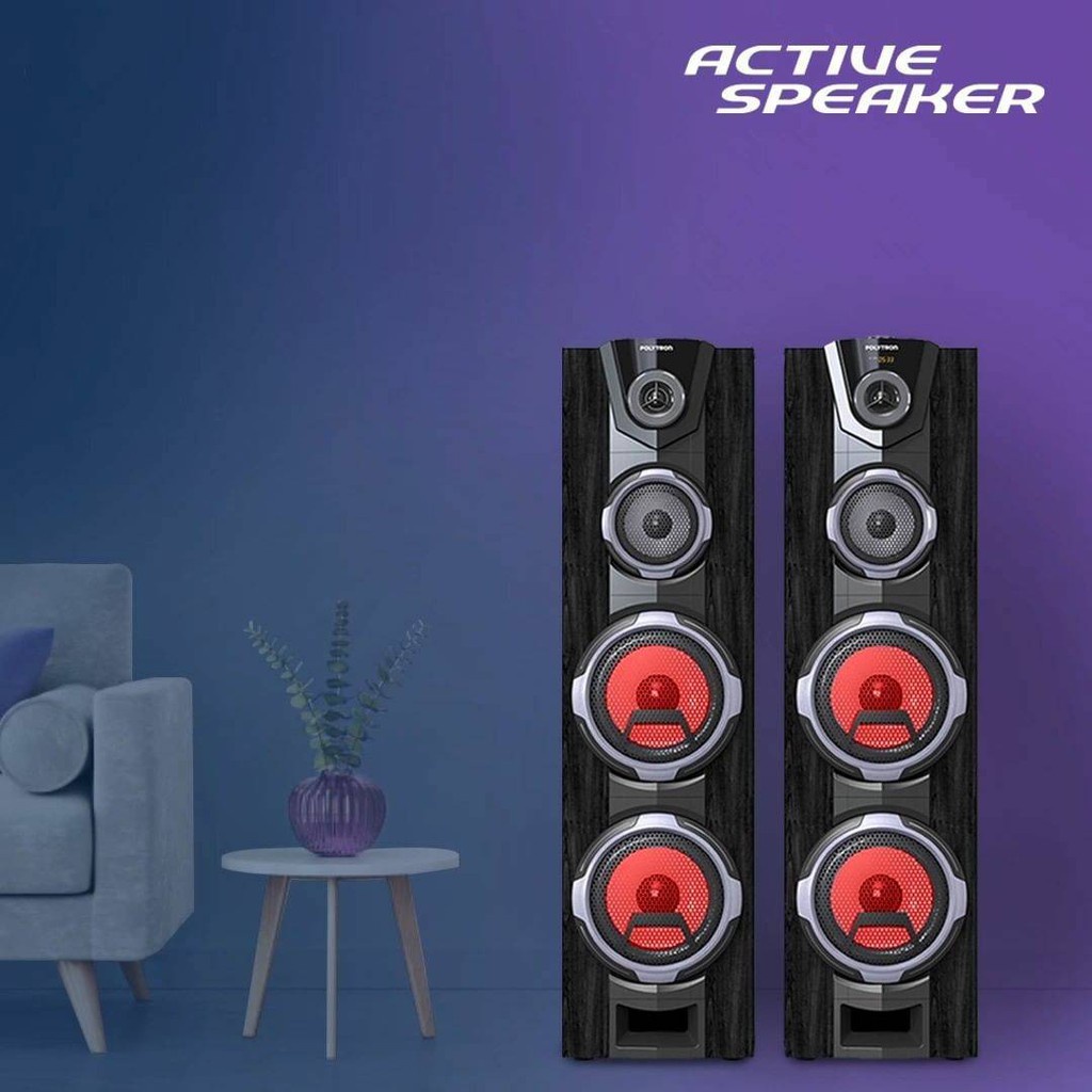 Jual POLYTRON SPEAKER AKTIF 8F22 USB MIC BLUETOOTH | Shopee Indonesia