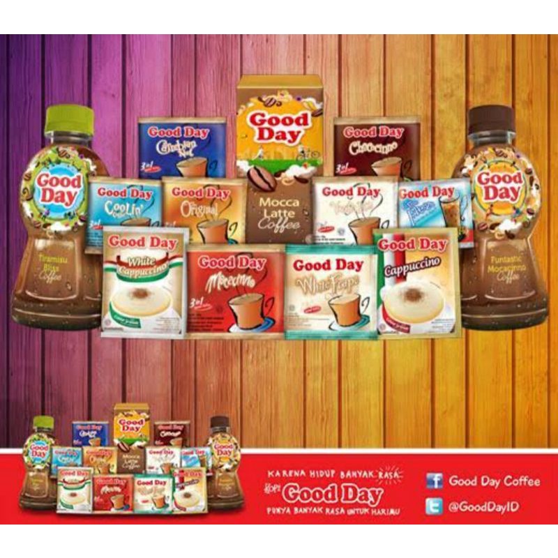 Jual Good Day 3 in 1 instant Coffee 20gr isi 5 sachet | Shopee Indonesia