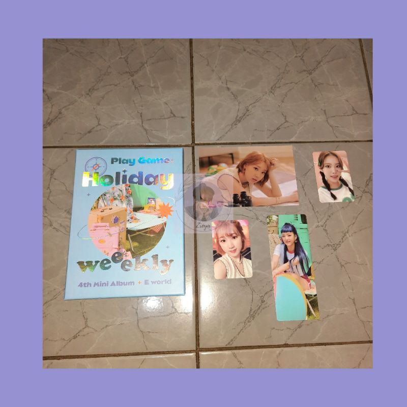 Jual Album Weeekly - 4th Mini Album Play Game : Holiday. Jihan,Jaehee,Jiyoon,Monday,Soeun,Soojin ...